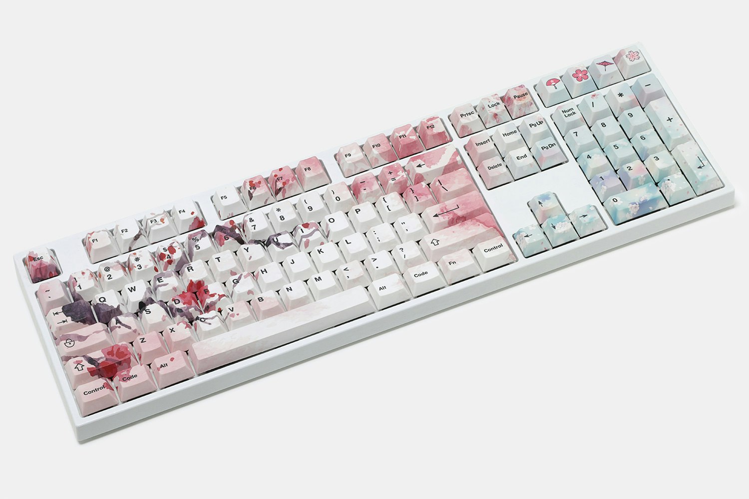 LOOP Rain of Flowers Dye-Subbed PBT Keycap Set | Mechanical Keyboards ...