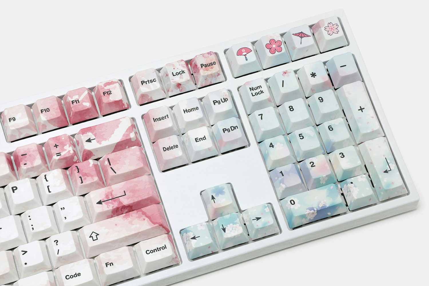 LOOP Rain of Flowers Dye-Subbed PBT Keycap Set | Mechanical Keyboards ...