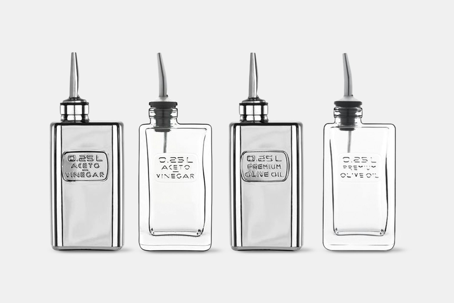 Luigi Bormioli Olive Oil & Vinegar Cruets | Price & Reviews | Drop