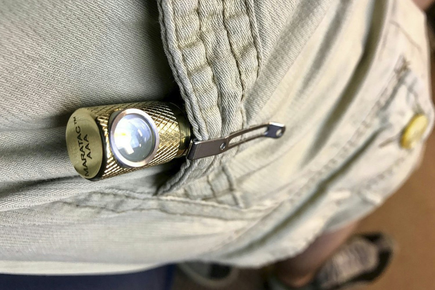 Maratac AAA TPF Flashlight: Copper & Brass | Flashlights | Pocket ...