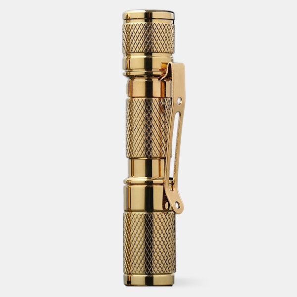 Drop Brass AAA Pocket Flashlight Flashlights Pocket Flashlights