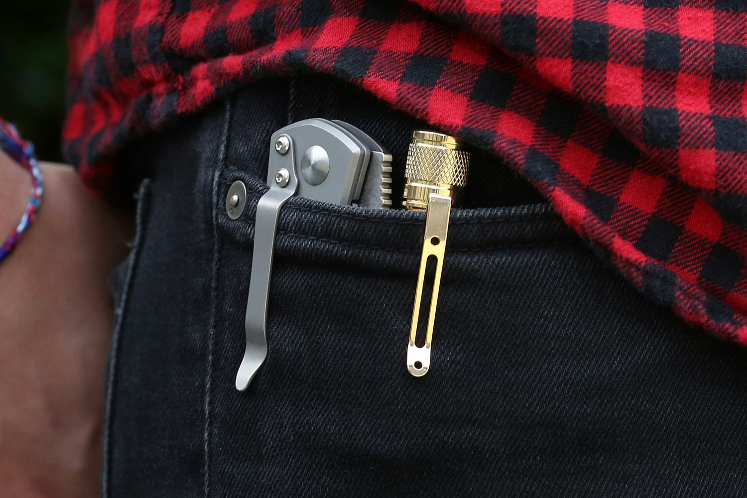 Drop Brass AAA Pocket Flashlight | Flashlights | Pocket Flashlights | Drop