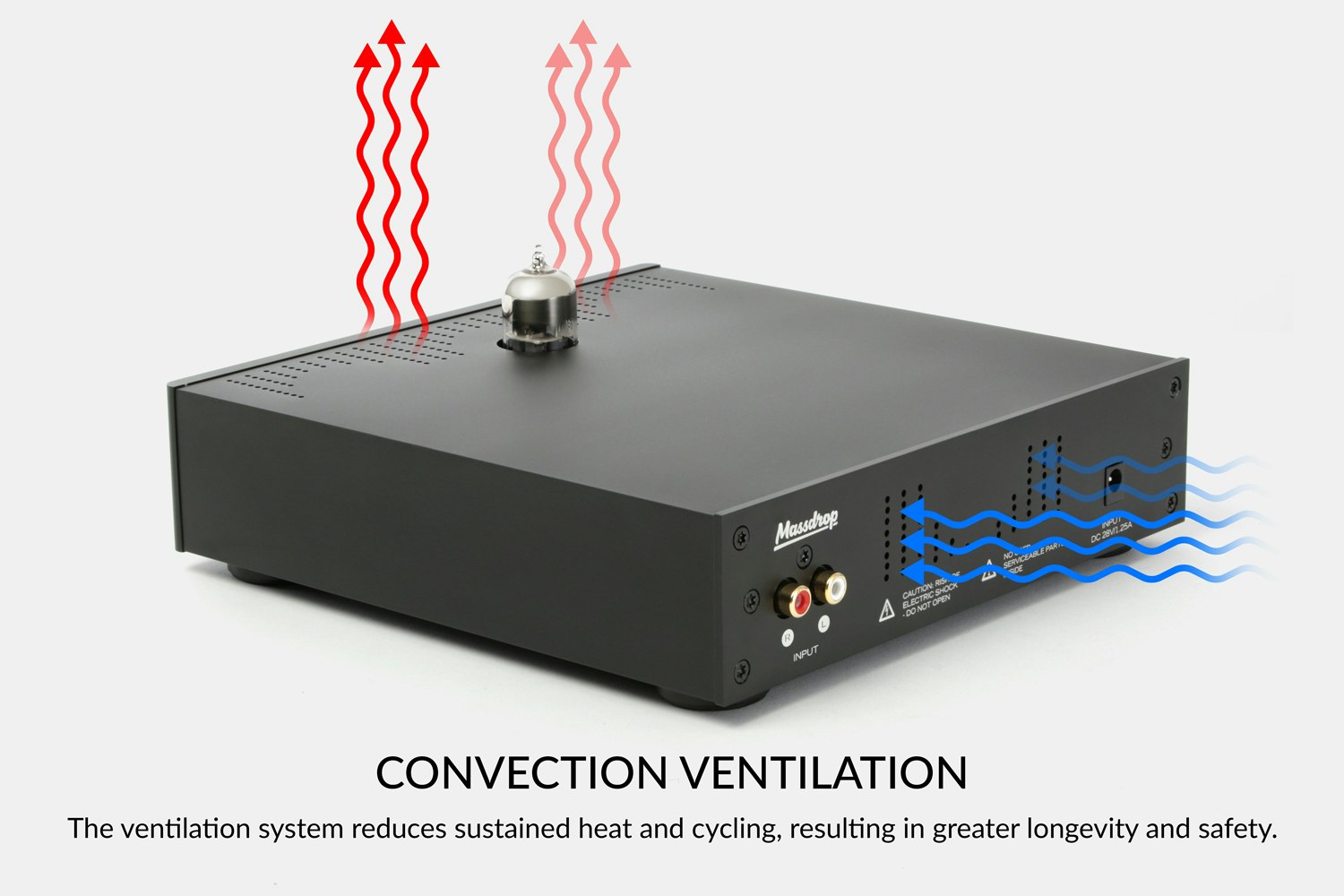 Massdrop x Alex Cavalli Tube Hybrid Amp (CTH) | Audiophile | Amps | Drop