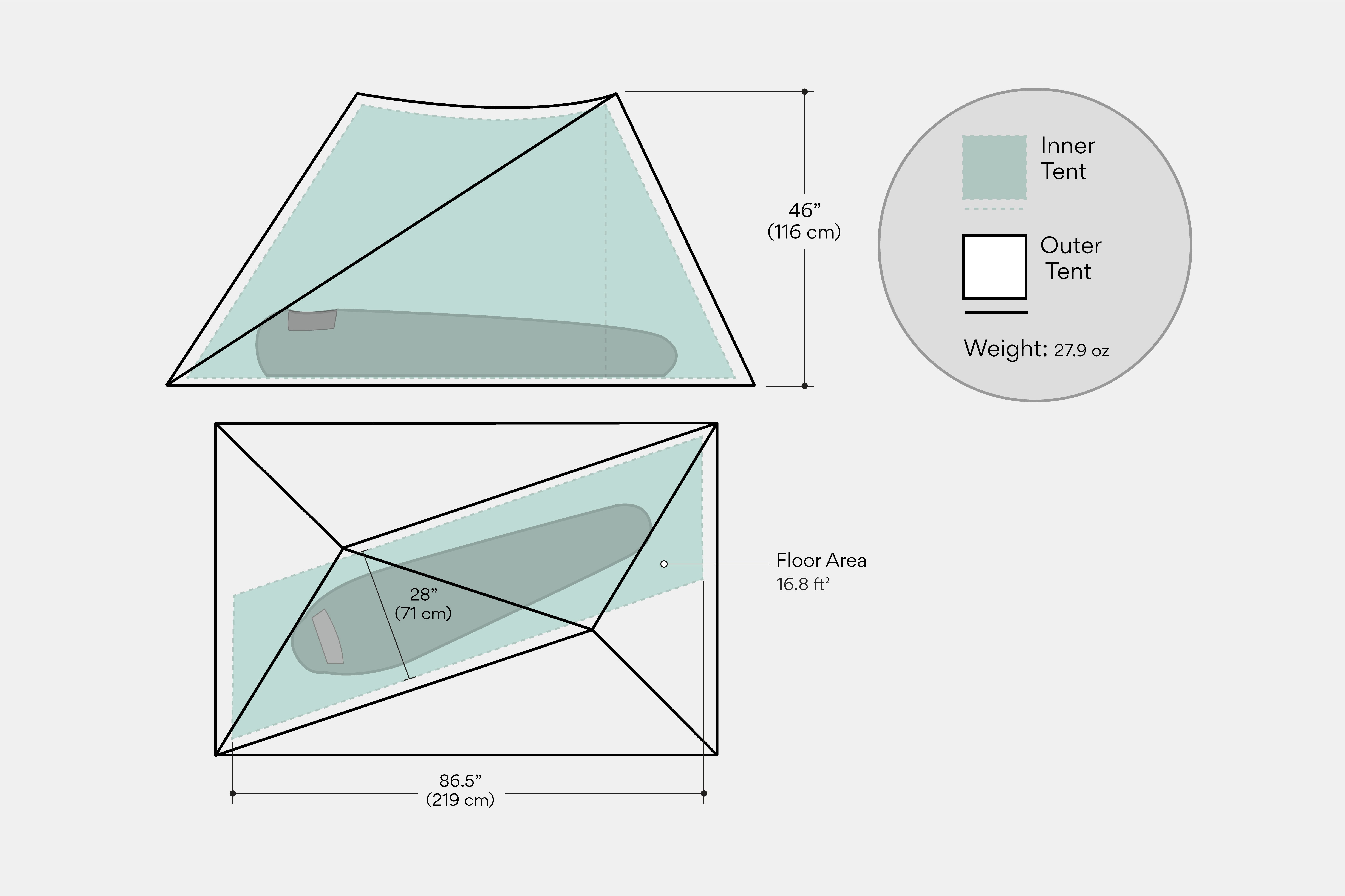 Drop + Dan Durston X-Mid 1P Tent | Outdoor Camping Tents | Drop
