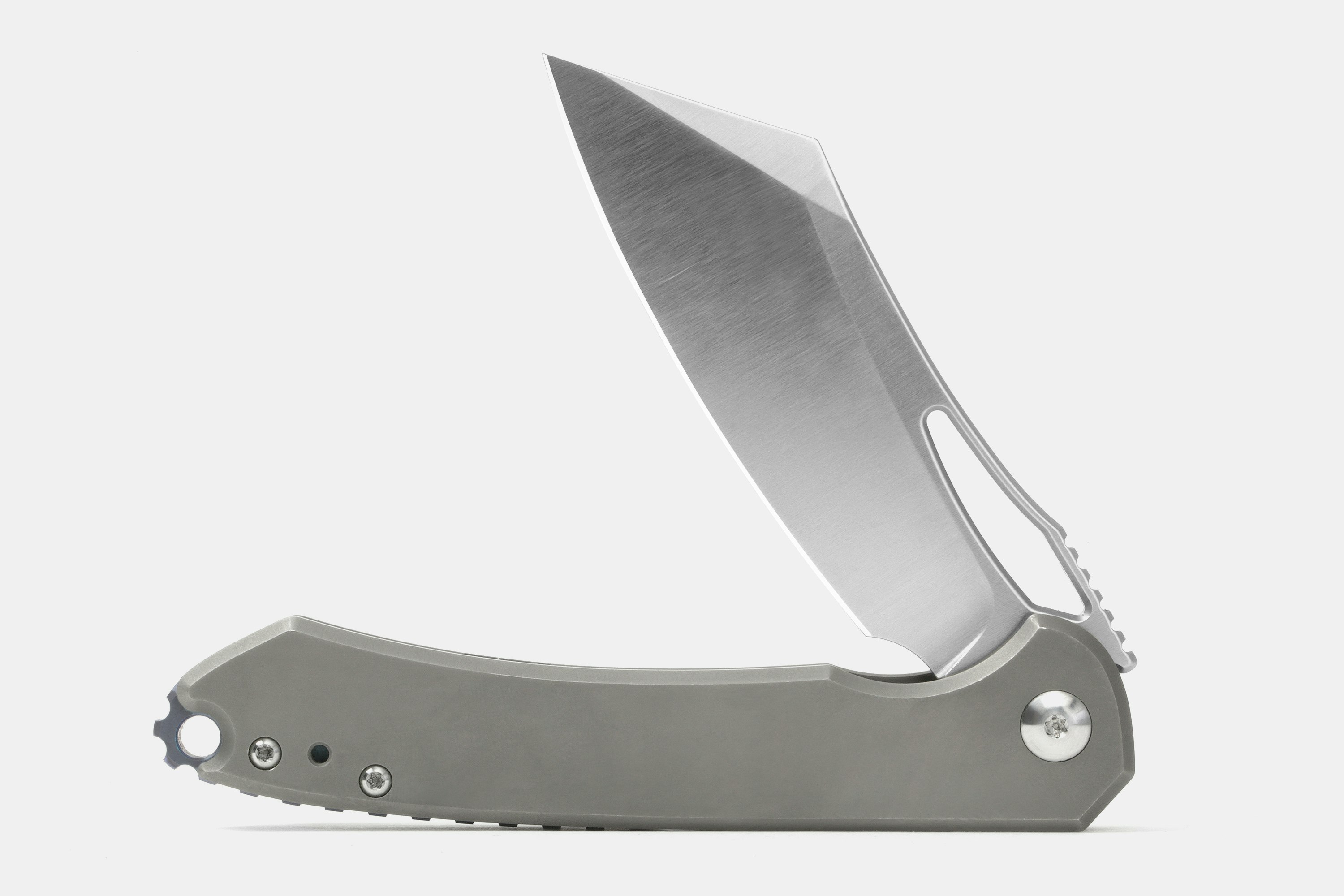 Drop + Ferrum Forge Buc Titanium Frame Lock | Knives | Folding Knives