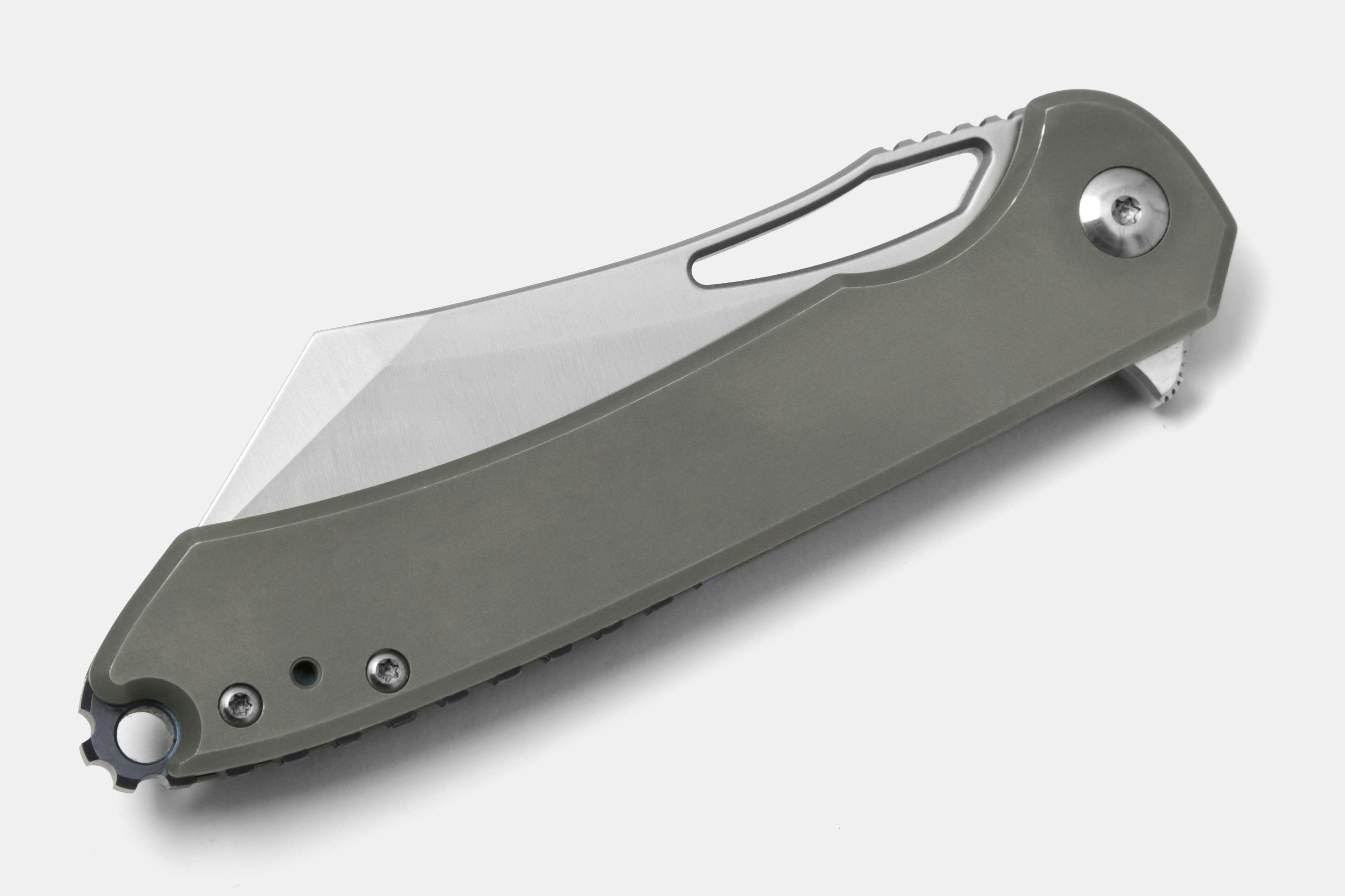 Drop + Ferrum Forge Buc Titanium Frame Lock | Knives | Folding Knives