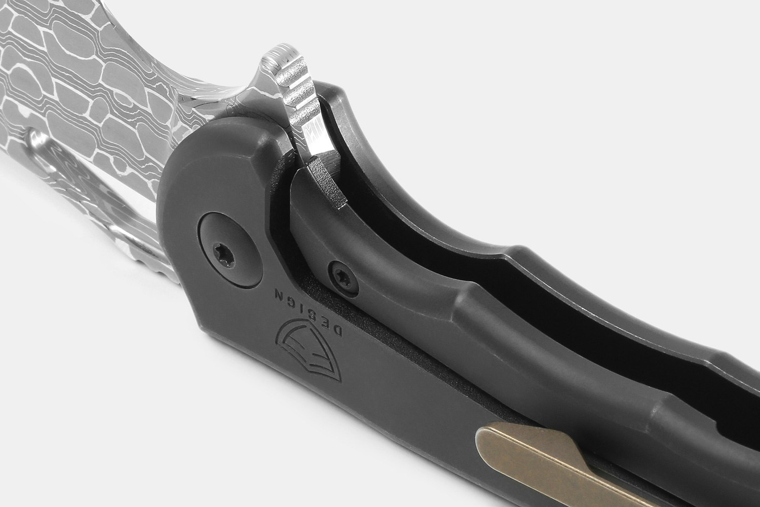 Massdrop x Ferrum Forge Falcon Damascus Knife | Knives | Folding Knives ...