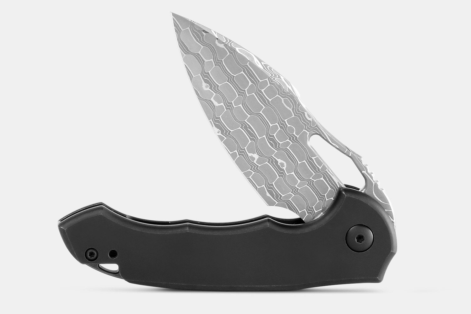 Massdrop x Ferrum Forge Falcon Damascus Knife | Knives | Folding Knives ...