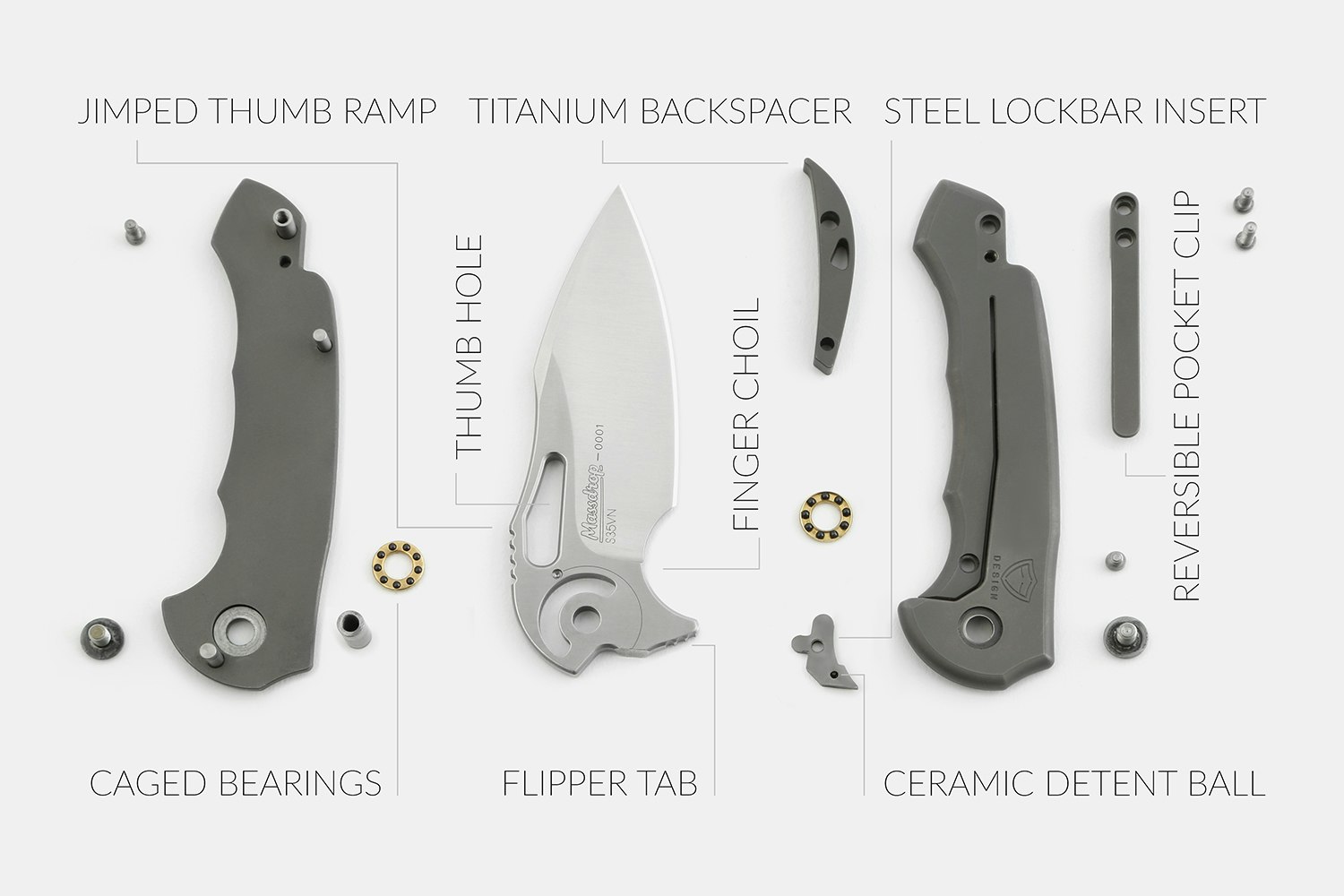 Massdrop x Ferrum Forge Falcon S35VN Folding Knife | Knives | Folding ...