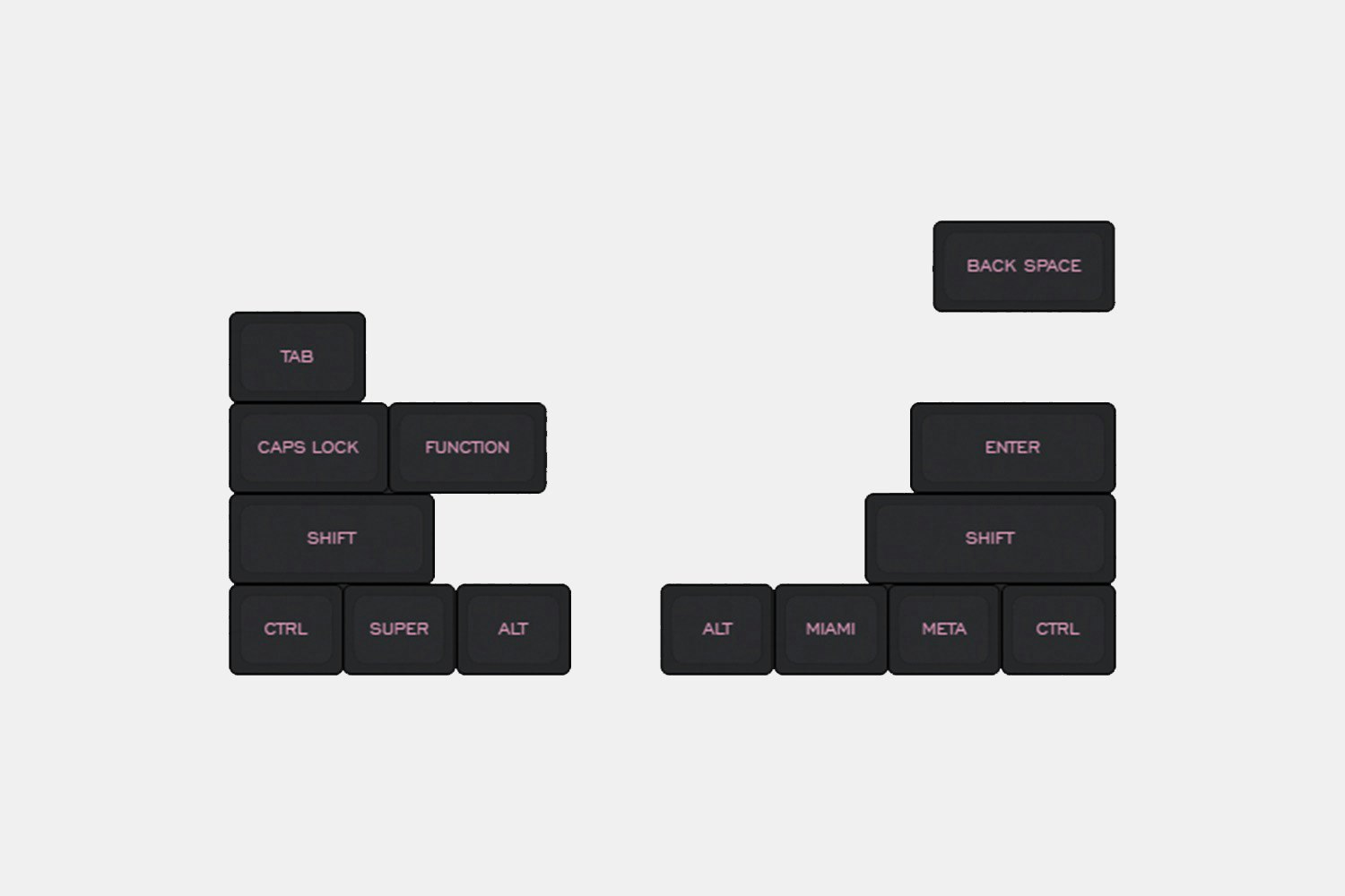 Massdrop x K Bares Miami Dolch DSA Keycap Set | Mechanical Keyboards ...