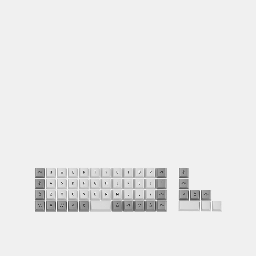 Massdrop x OLKB Acute Ortholinear Keycap Set | Mechanical Keyboards ...
