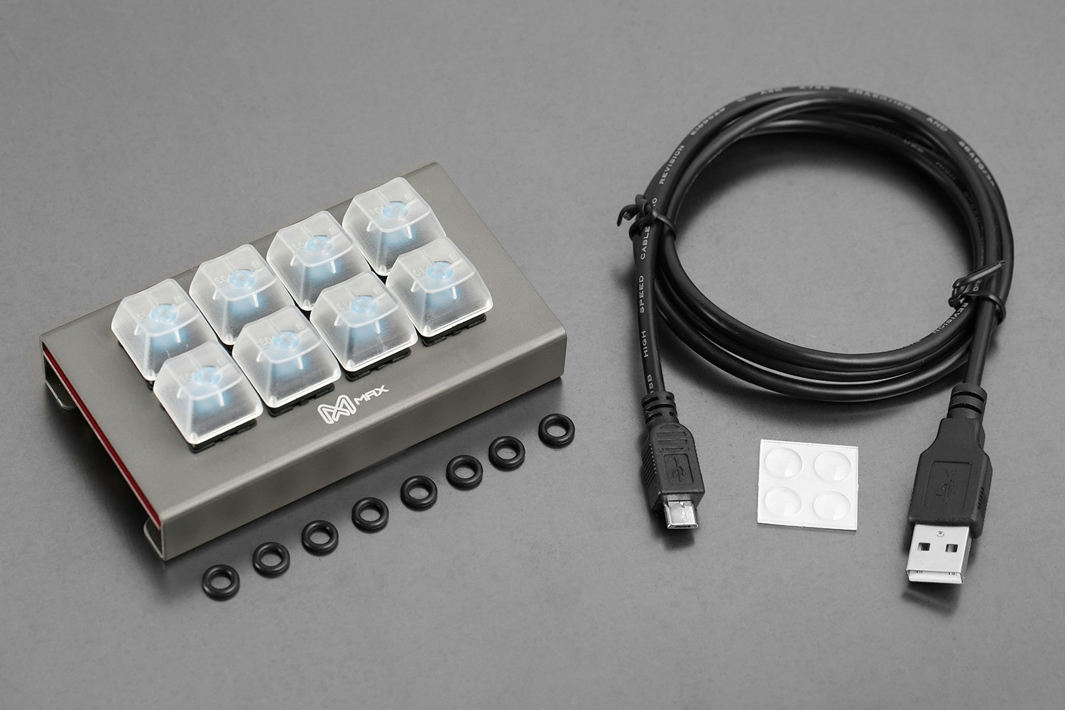 Max Falcon-8 Programmable Macropad Kit | Mechanical Keyboards | Custom Layout Mechanical ...