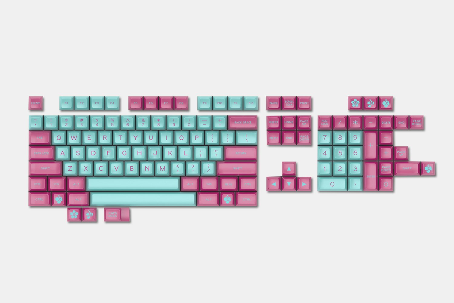MAXKEY Miami SA Keycap Set | Mechanical Keyboards | Keycaps | Custom ...