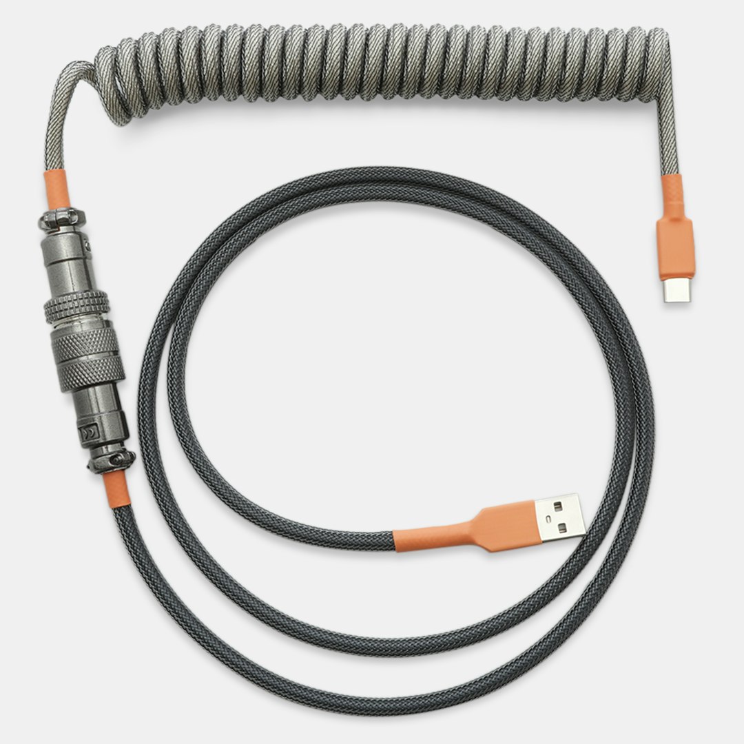 Mechcables Carbon Custom Coiled Aviator USB Cable | Mechanical ...