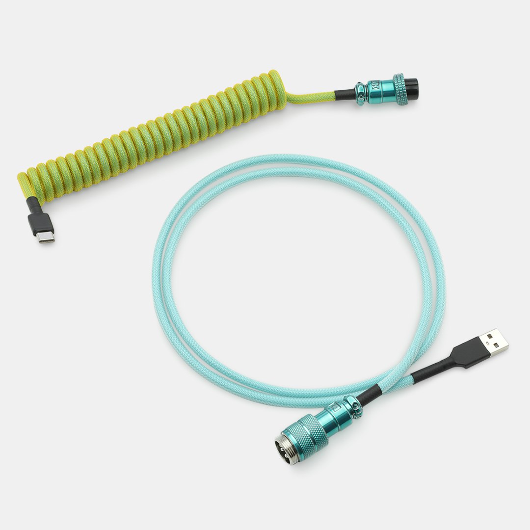 Mechcables Cyberpunk Custom Coiled Aviator USB Cable | Mechanical ...