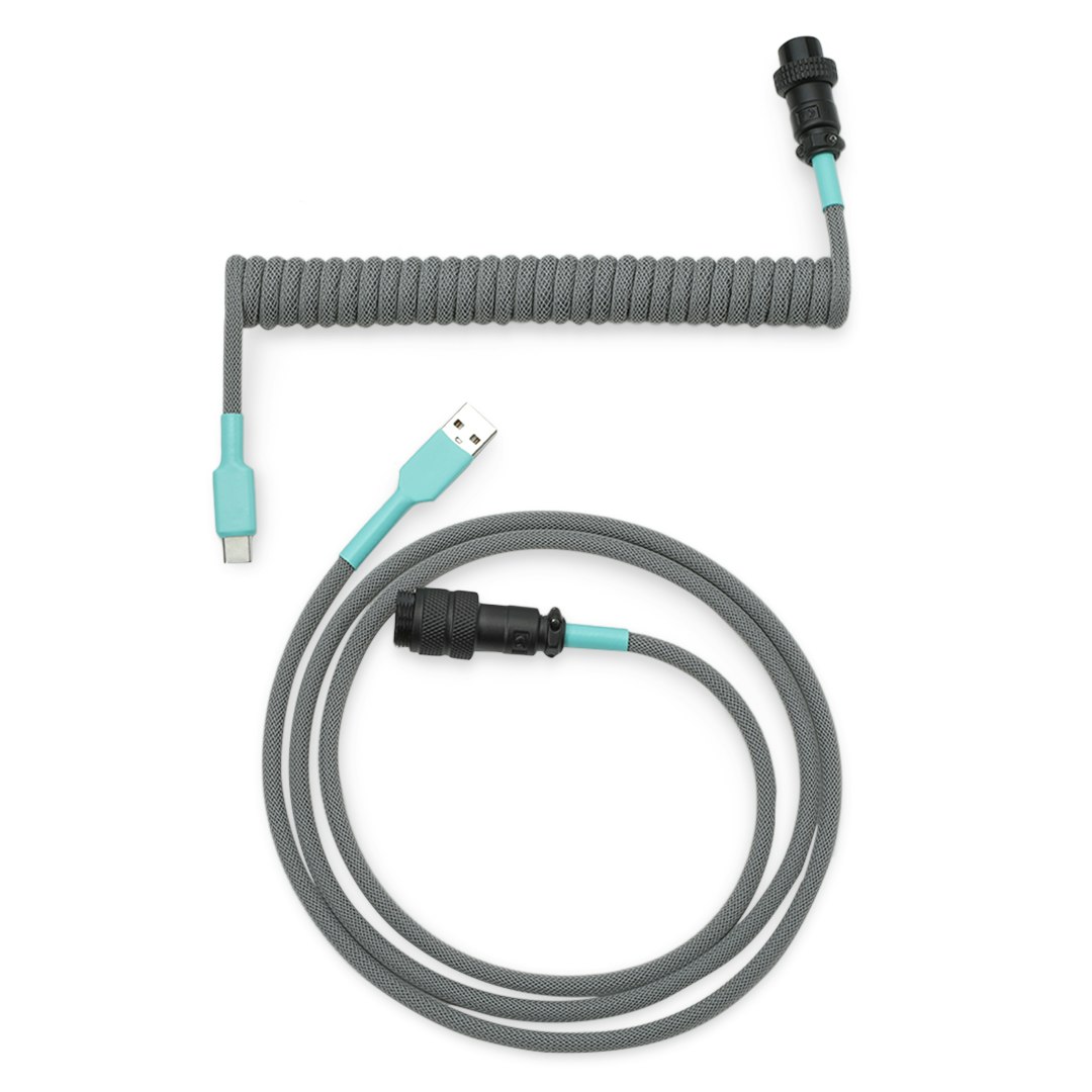 Mechcables Electric Custom Coiled Aviator USB Cable | Mechanical Keyboards | Keyboard Cables ...