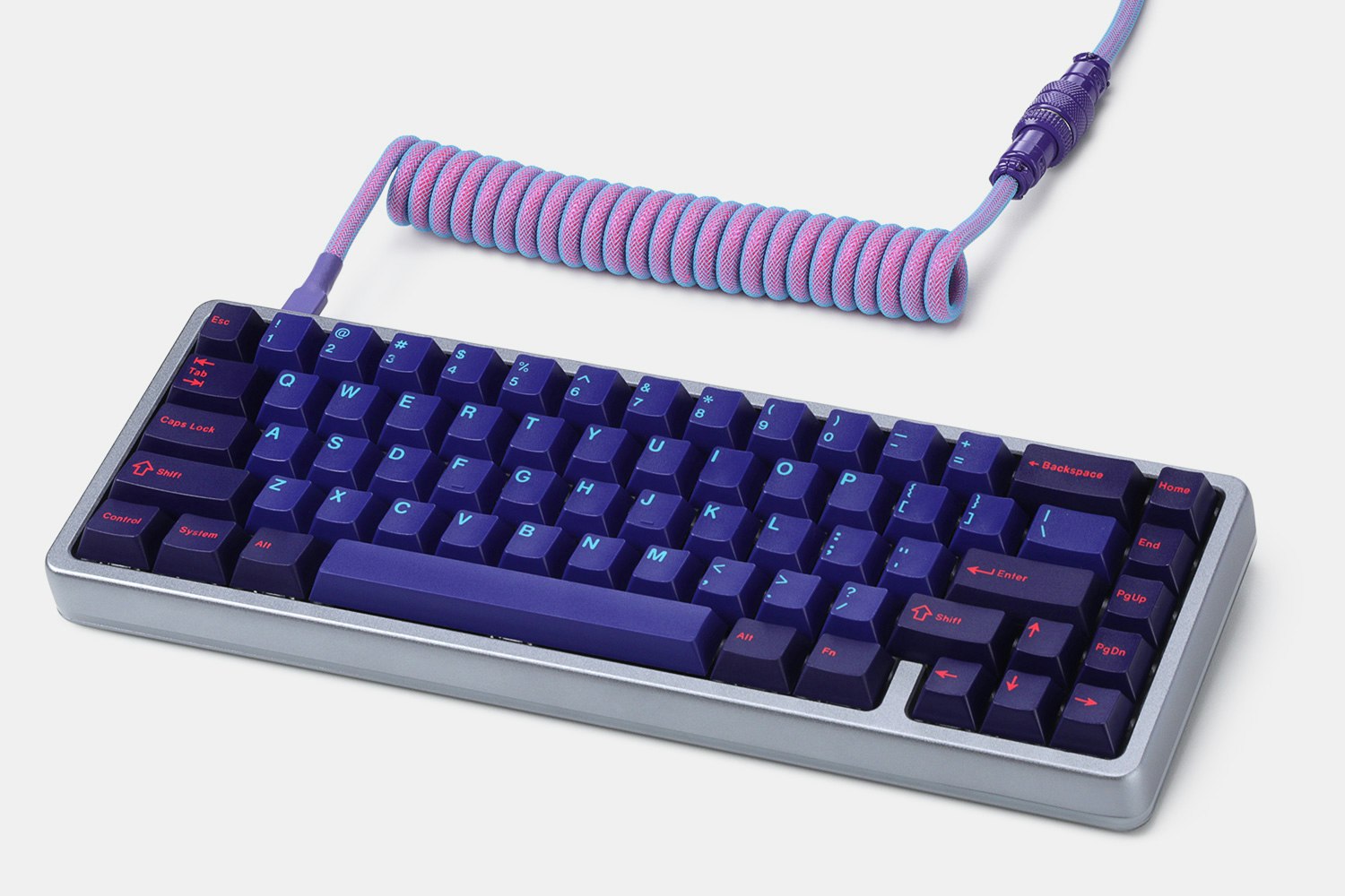 Mechcables Neon Joker Custom Coiled Aviator USB Cable | Mechanical ...