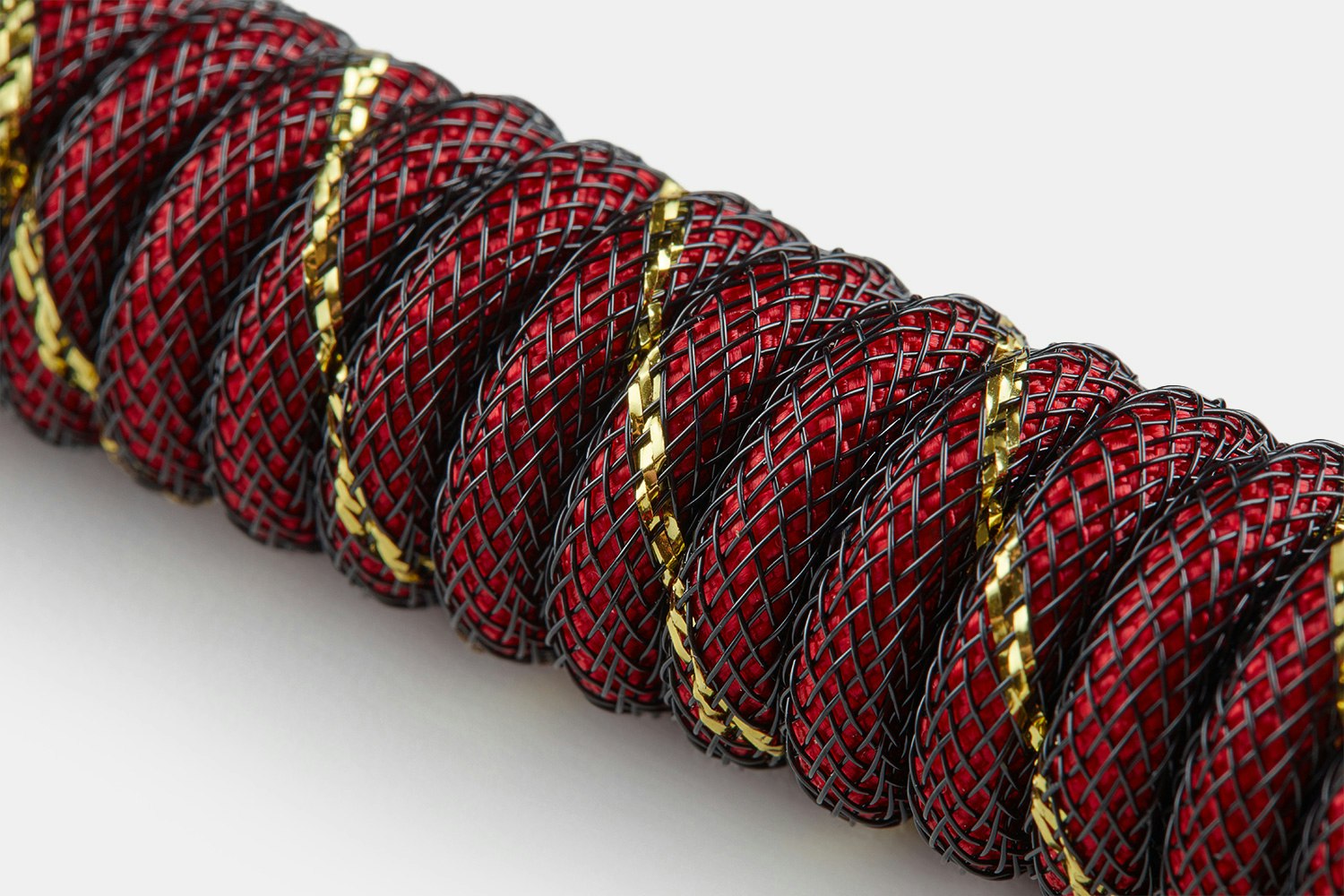 Mechcables Red Samurai Gold CNC-Machined USB Cable | Mechanical ...