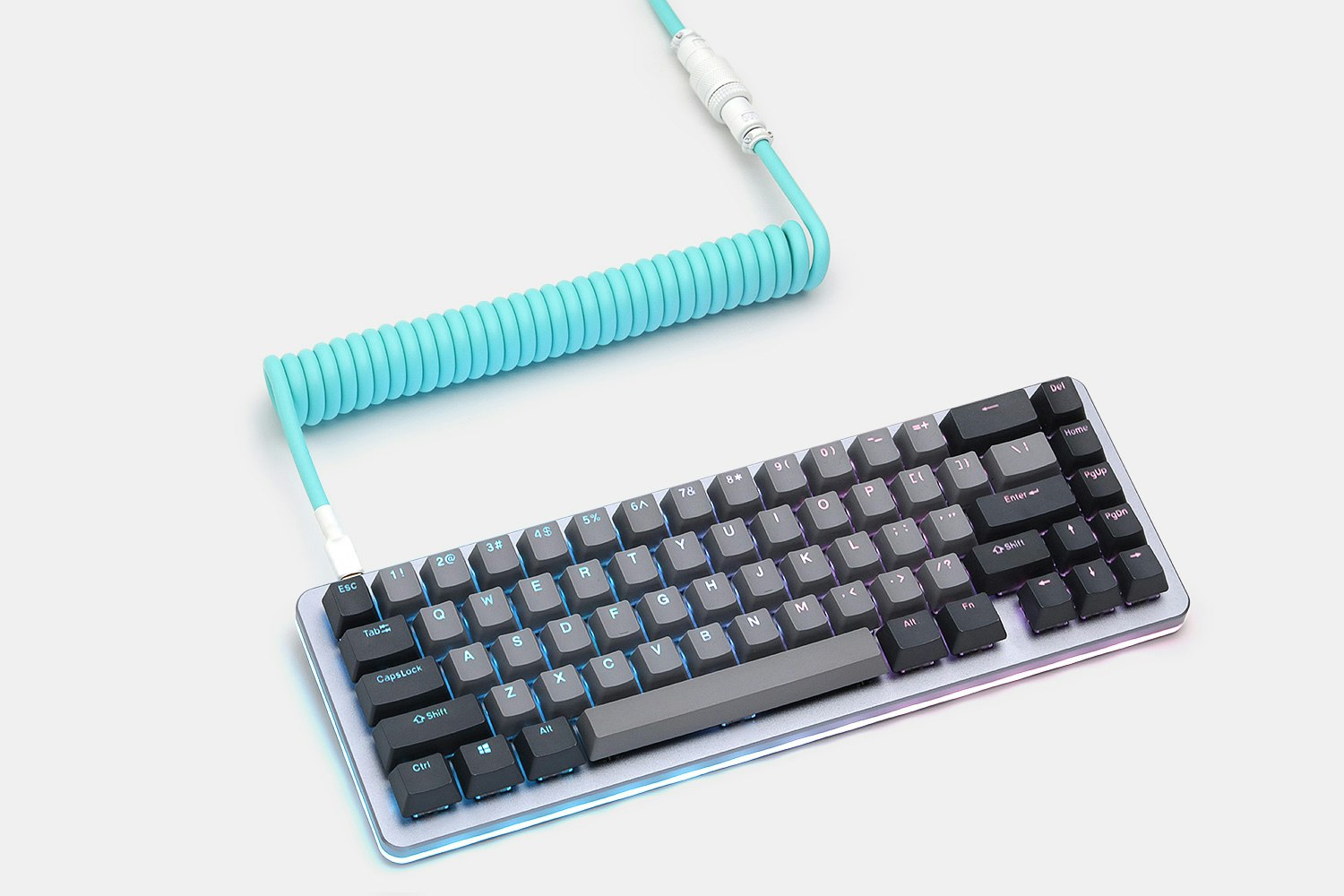 Mechcables Seafoam Custom Coiled Aviator USB Cable | Mechanical ...