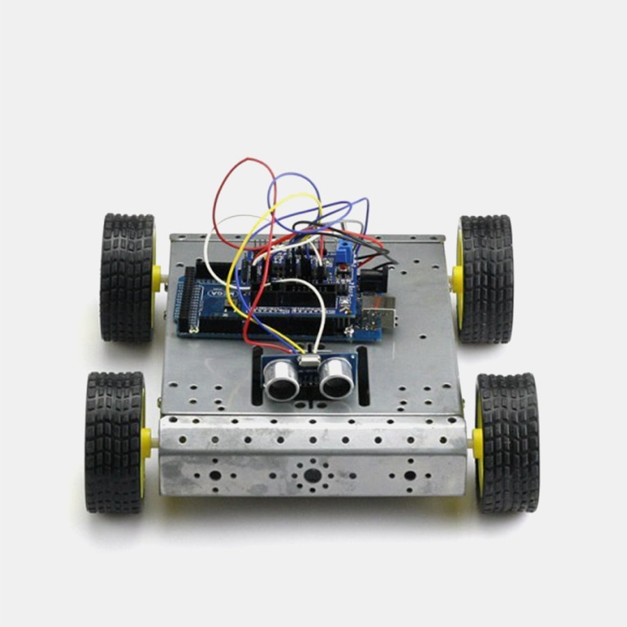 Mega 2560 R3 4WD Robot Kit Bundle for Arduino | Robotics | Drop