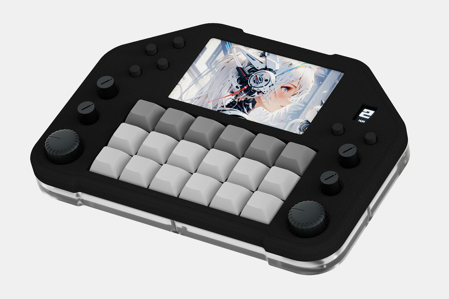 Megalodon Display Console Pad | Mechanical Keyboards | Mini Mechanical ...