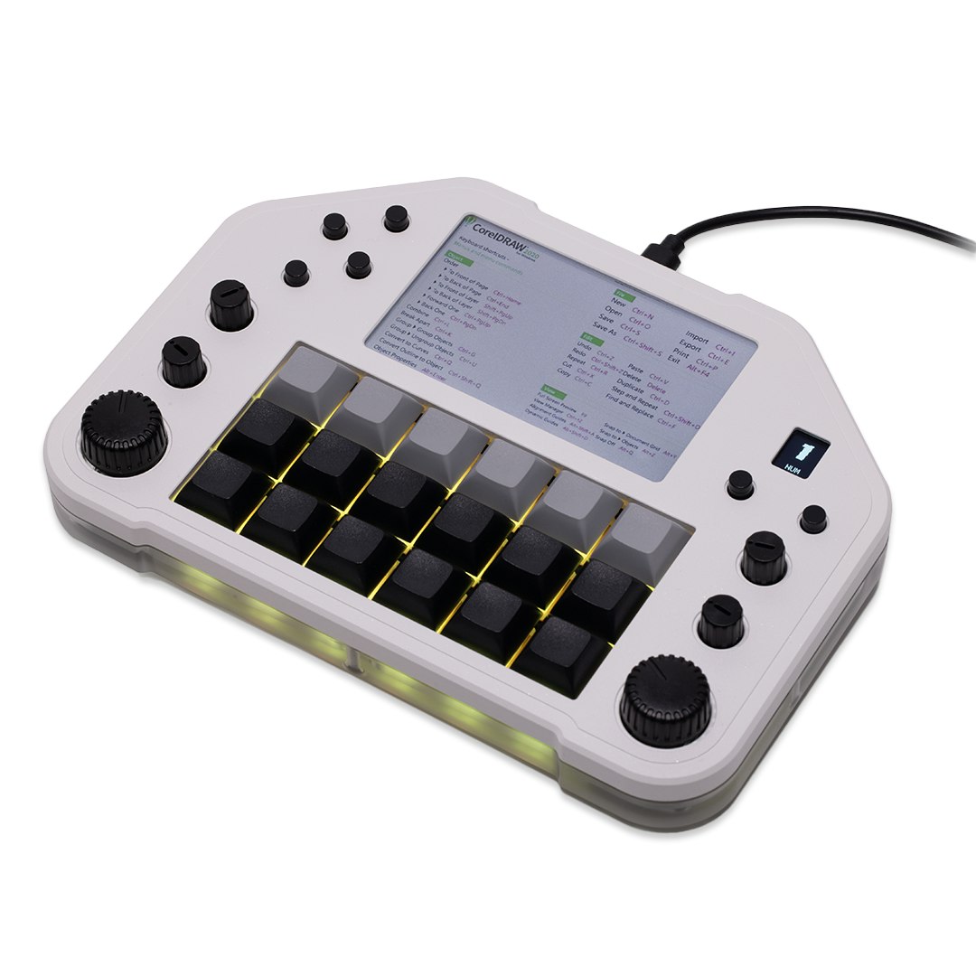 Megalodon Display Console Pad | Mechanical Keyboards | Mini Mechanical ...