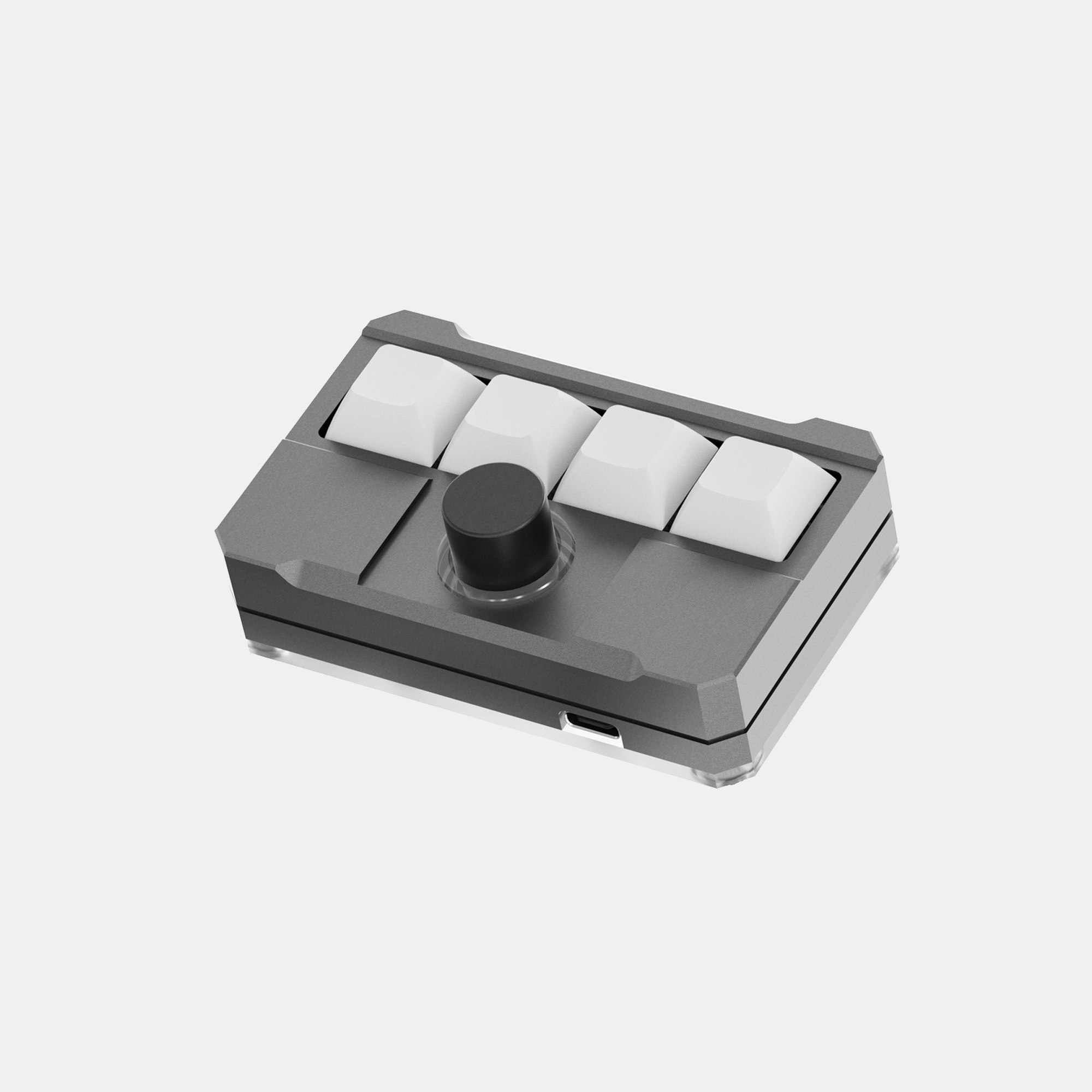 Megalodon Dual Layer Knob Macropad - Yellow | Mechanical Keyboards ...