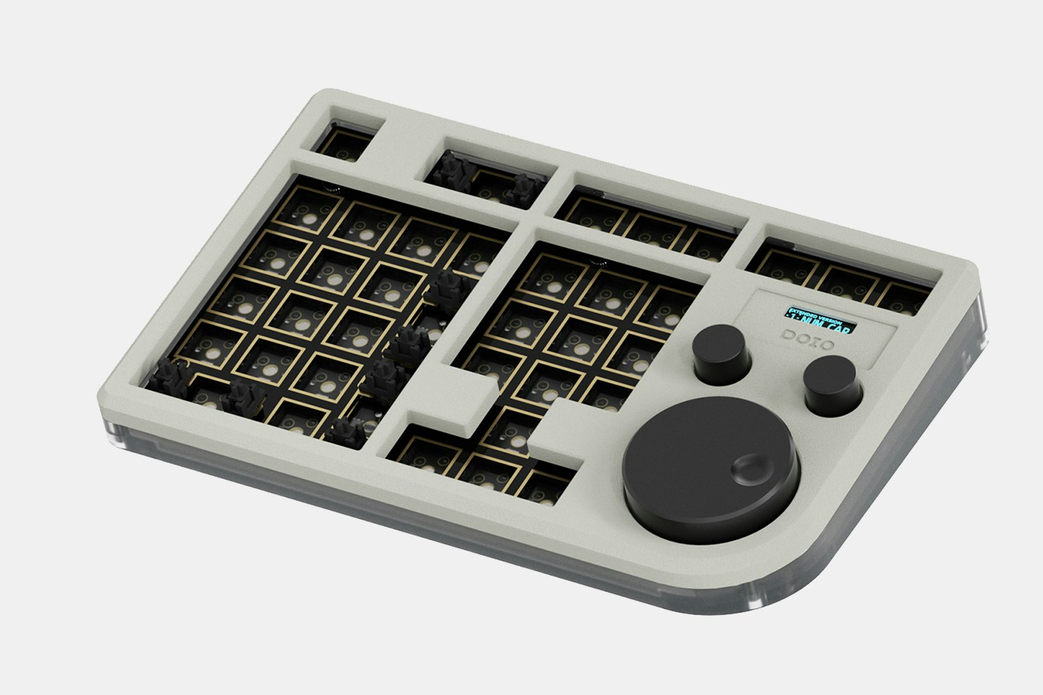 Megalodon Triple Knob 38% Keyboard With OLED Screen | Mechanical ...