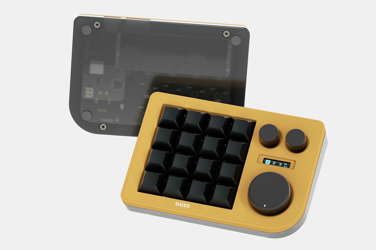 Megalodon Wireless Triple Knob Macropad | Mechanical Keyboards | Mini ...