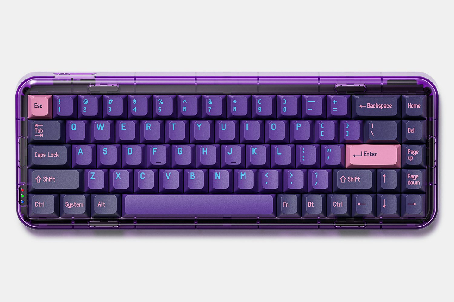 MelGeek Mojo68 65% Wireless RGB Hot-Swappable Keyboard - Neon - Gateron ...