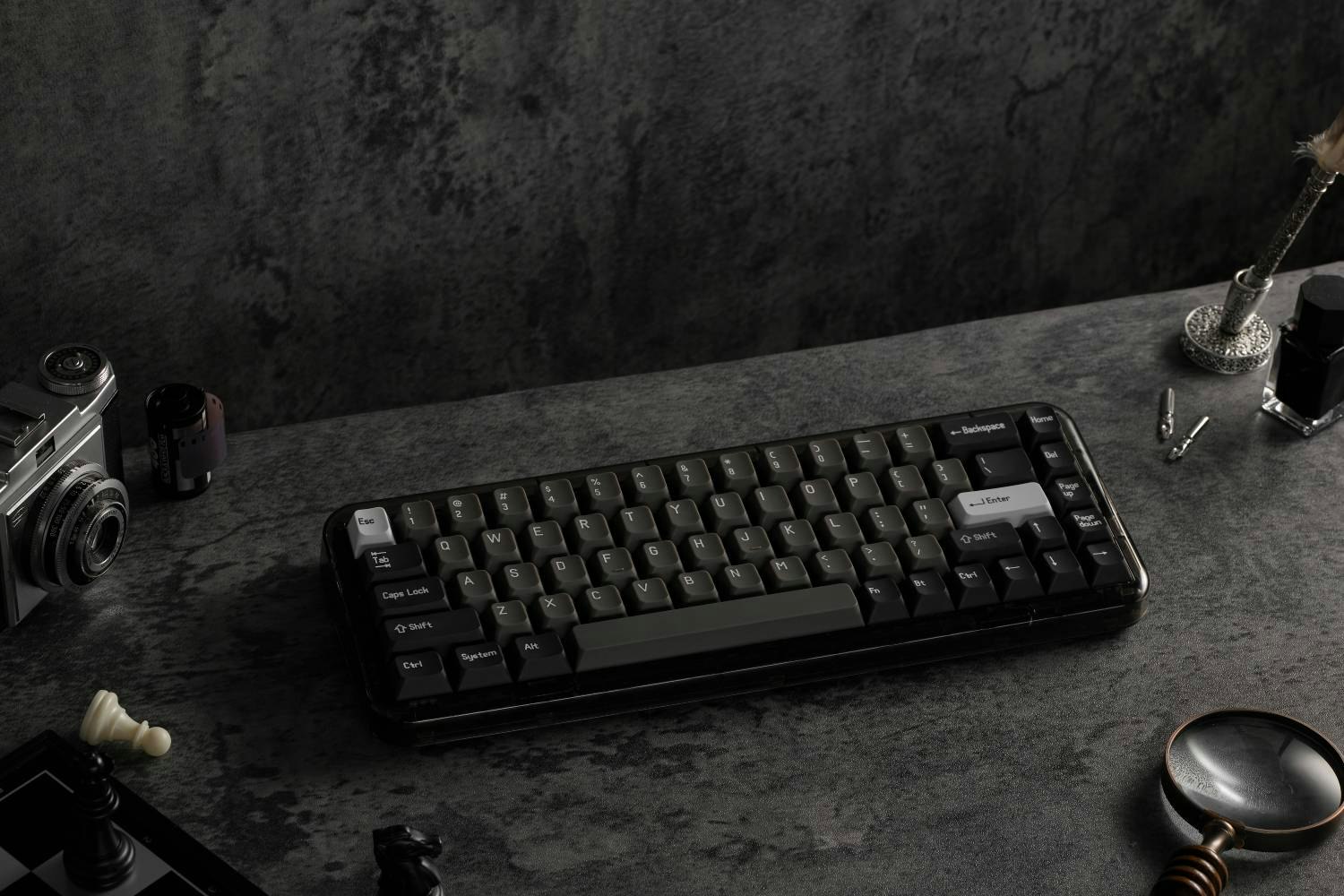 MelGeek Mojo68 65% Wireless RGB Hot-Swappable Keyboard Details ...