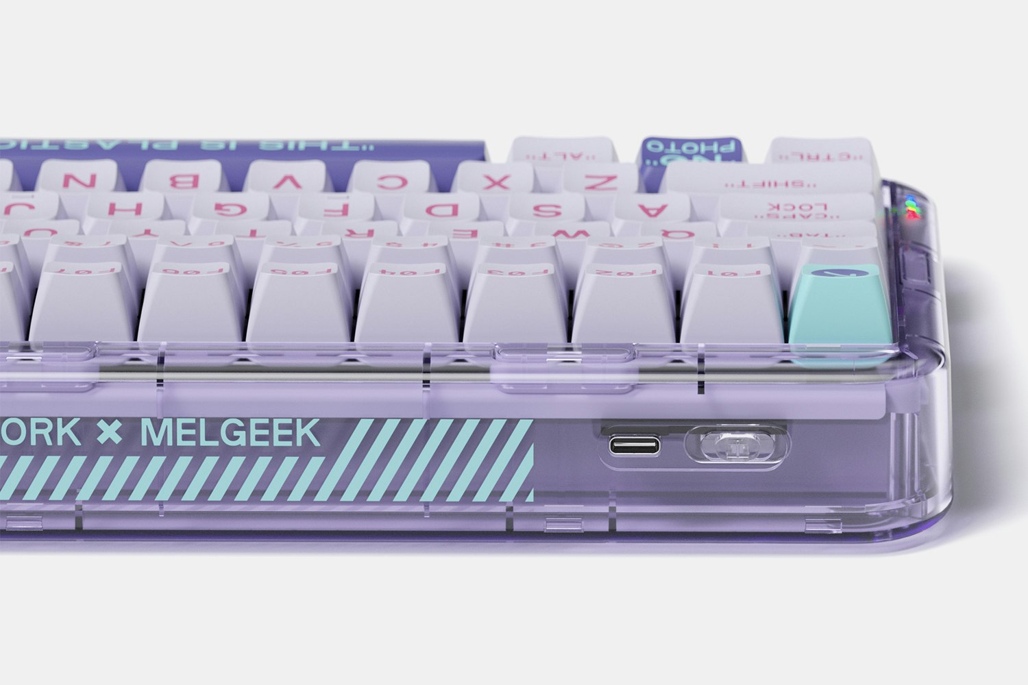 MelGeek Mojo84 Vaporwave Wireless Mechanical Keyboard | Mechanical ...