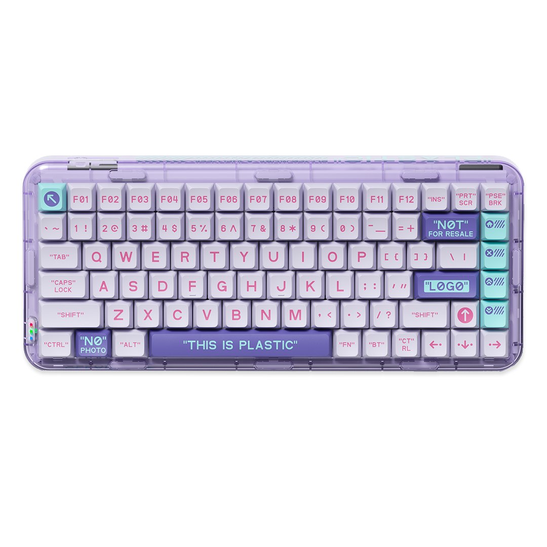 MelGeek Mojo84 Vaporwave Wireless Mechanical Keyboard Details ...