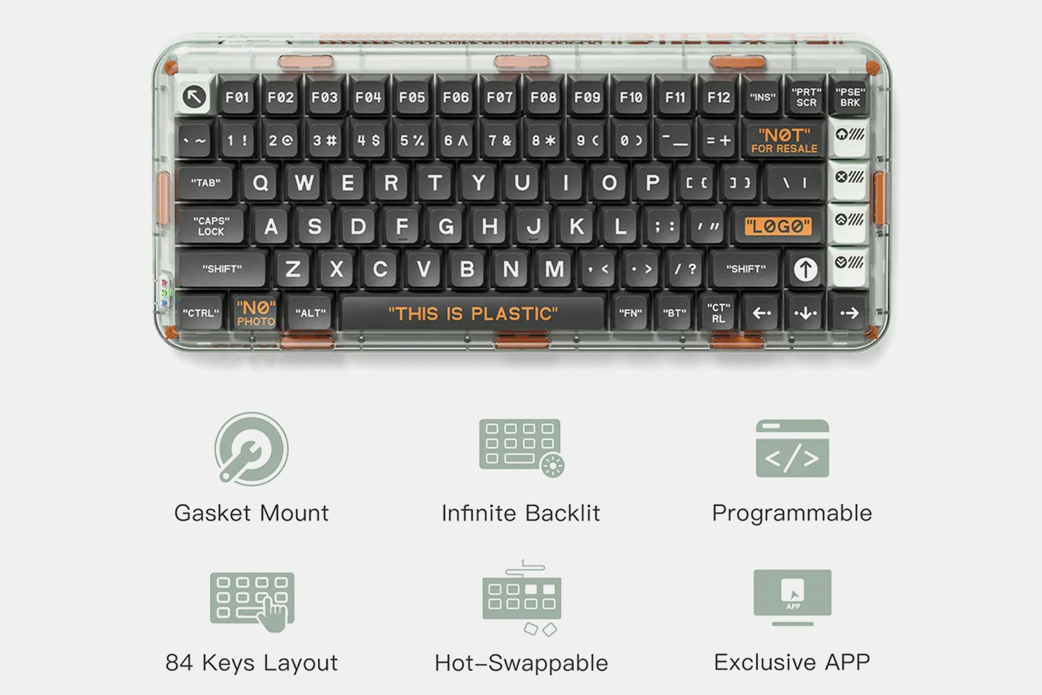 Melgeek Mojo84 Wireless Mechanical Keyboard | Mechanical Keyboards ...