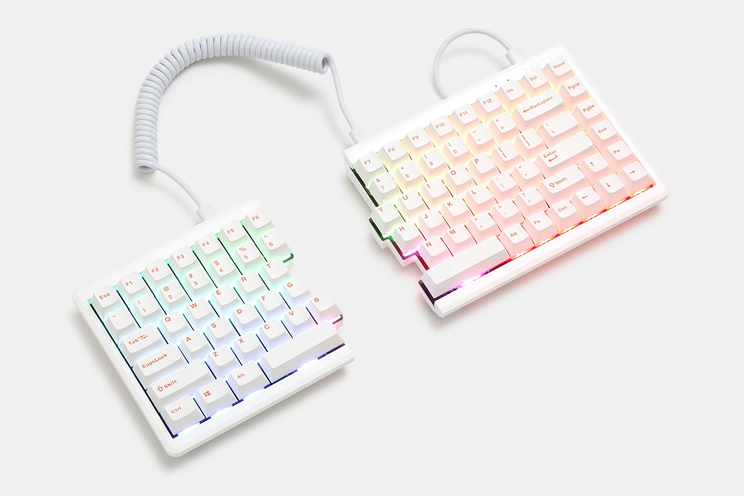 Mistel MD770 RGB Doubleshot PBT Split Keyboard | Mechanical Keyboards ...