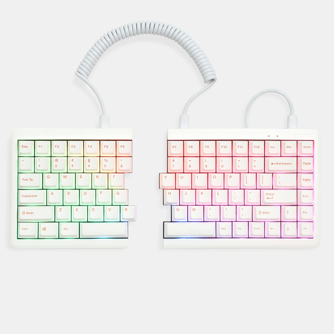 Mistel MD770 RGB Doubleshot PBT Split Keyboard | Mechanical Keyboards ...
