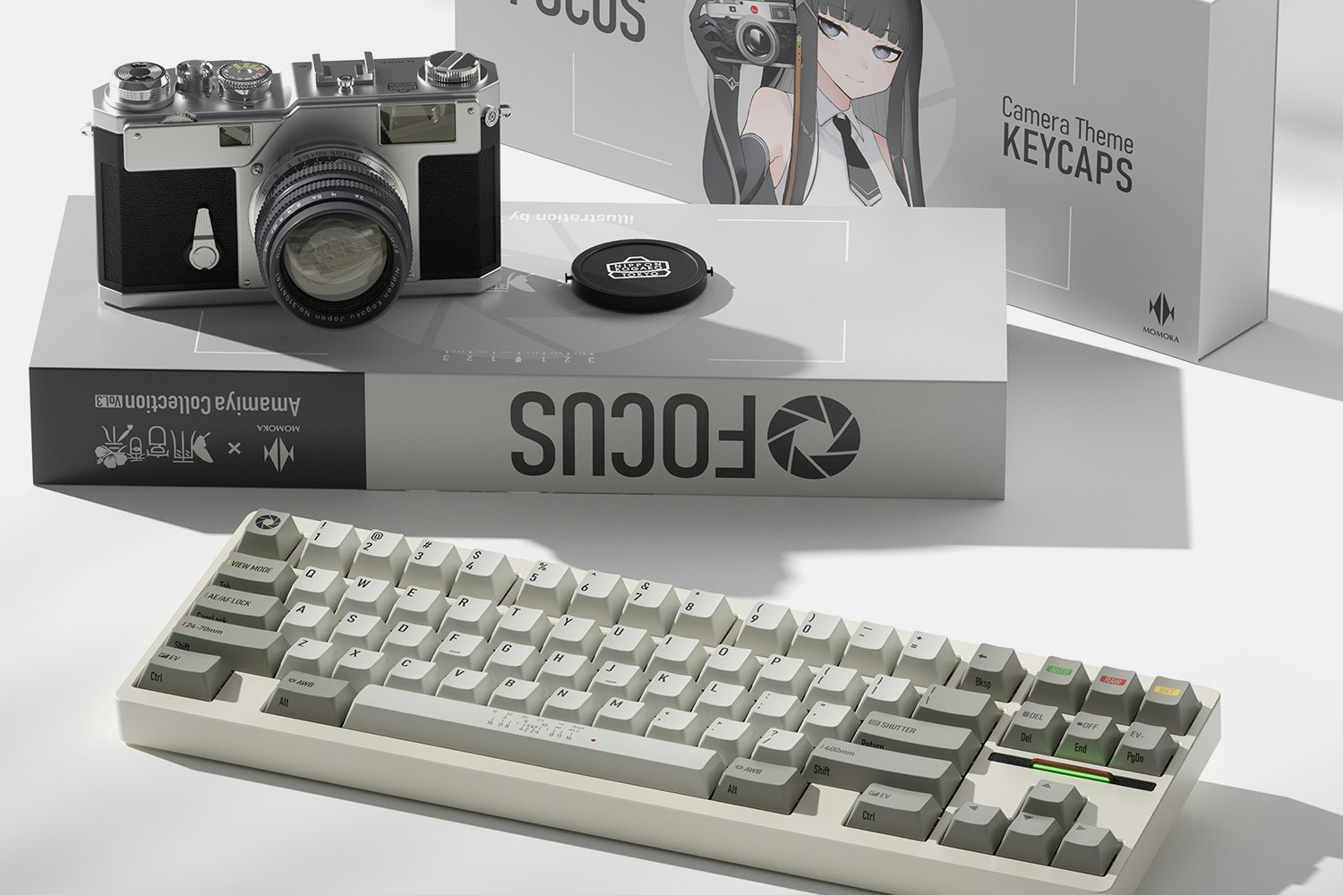 MOMOKA Focus Keycap Set | Mechanical Keyboards | Keycaps | PBT Keycaps ...