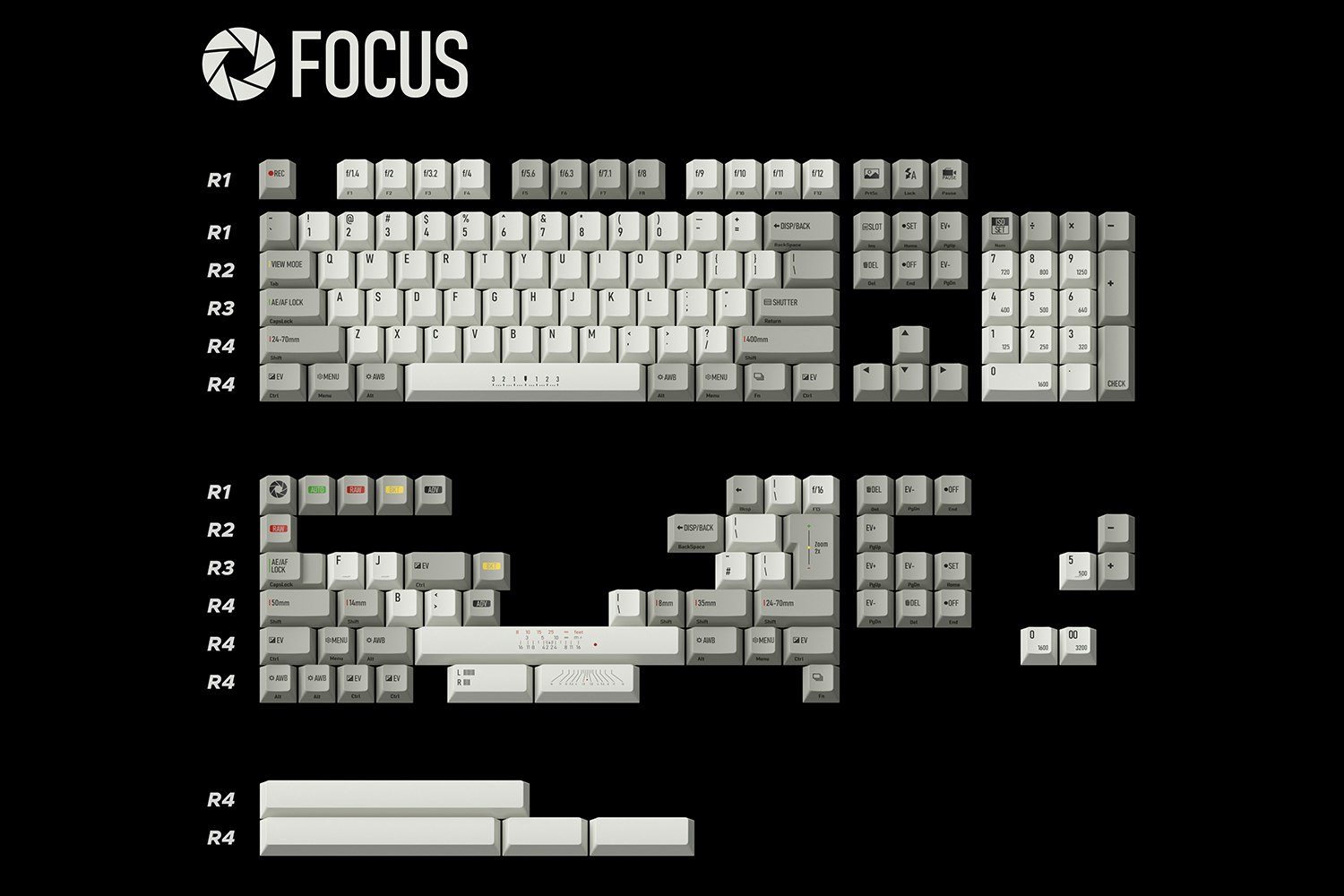 MOMOKA Focus Keycap Set | Mechanical Keyboards | Keycaps | PBT Keycaps ...