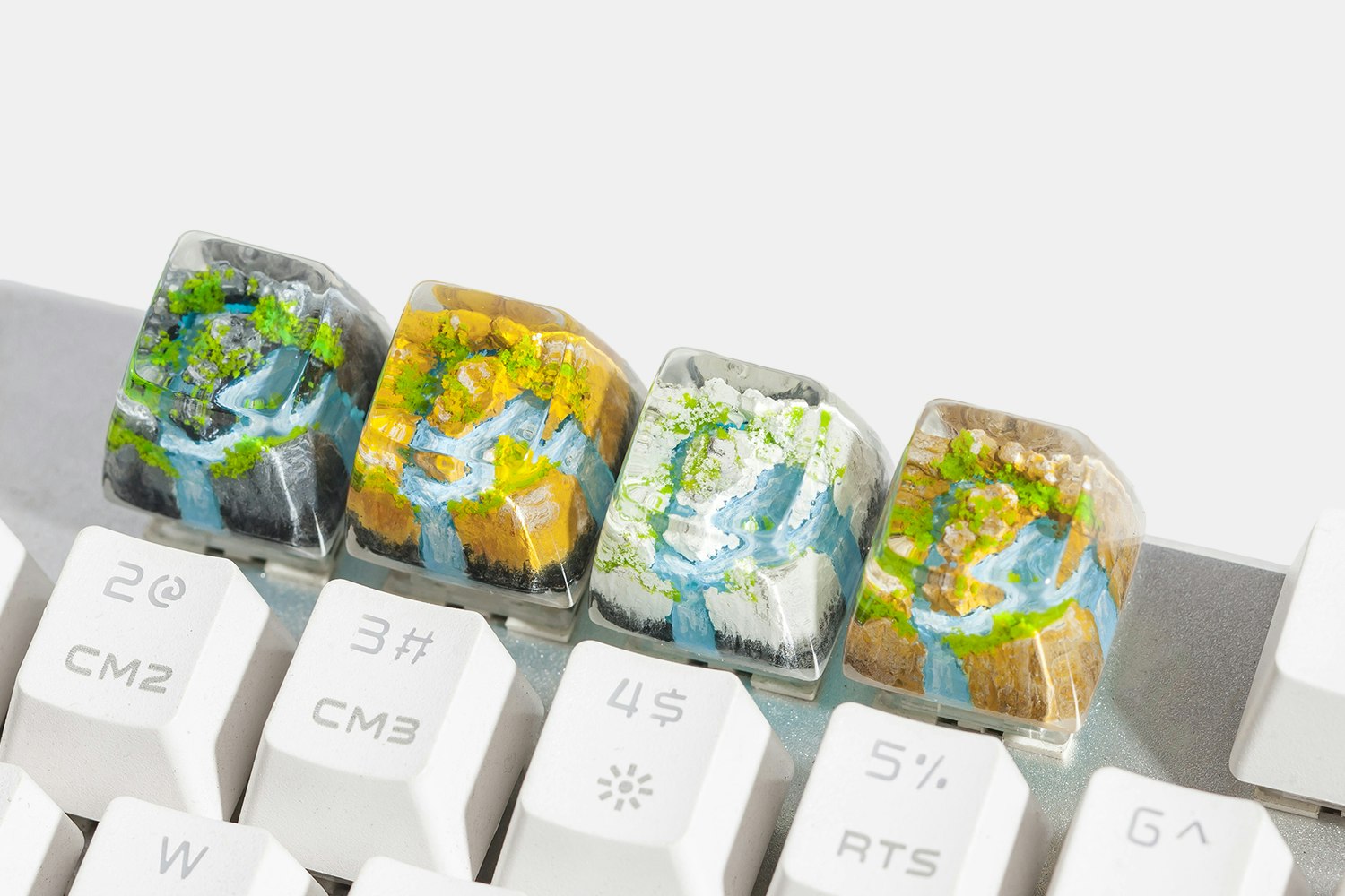 Moon Key 4 Seasons Artisan Keycap | Mechanical Keyboards | Keycaps ...