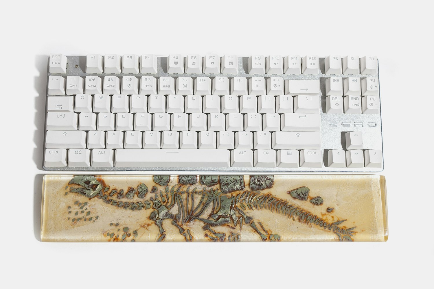 Moon Key Fossil Resin Wrist Rest | Mechanical Keyboards | Wrist Rest ...