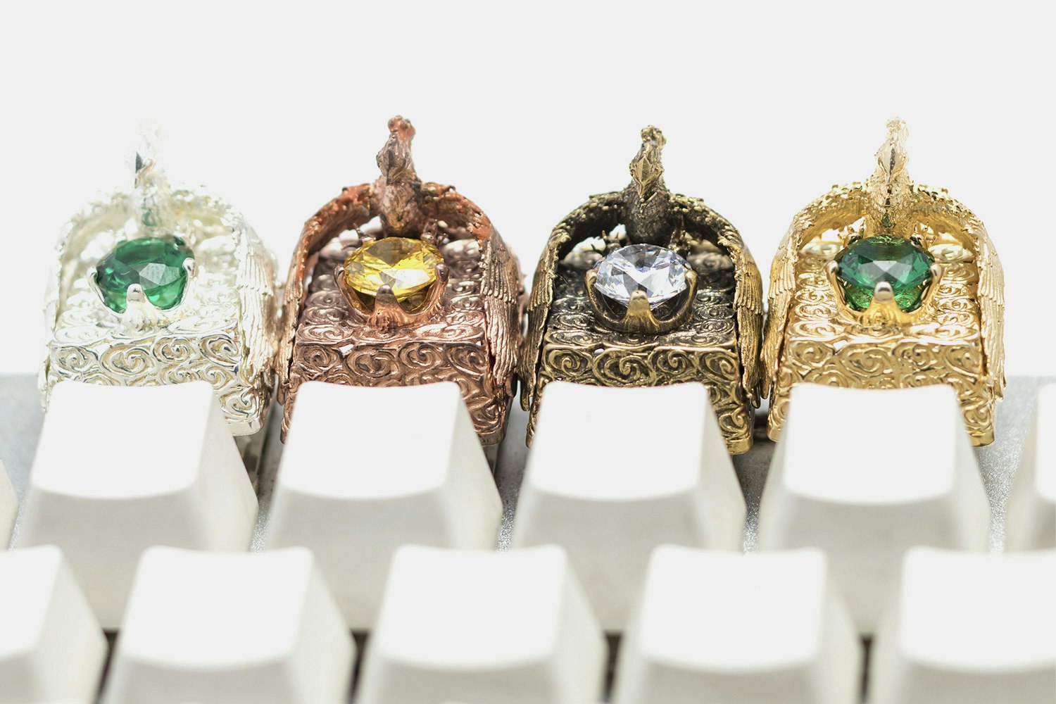 Moon Key Mysterious Phoenix Artisan Keycap | Mechanical Keyboards ...