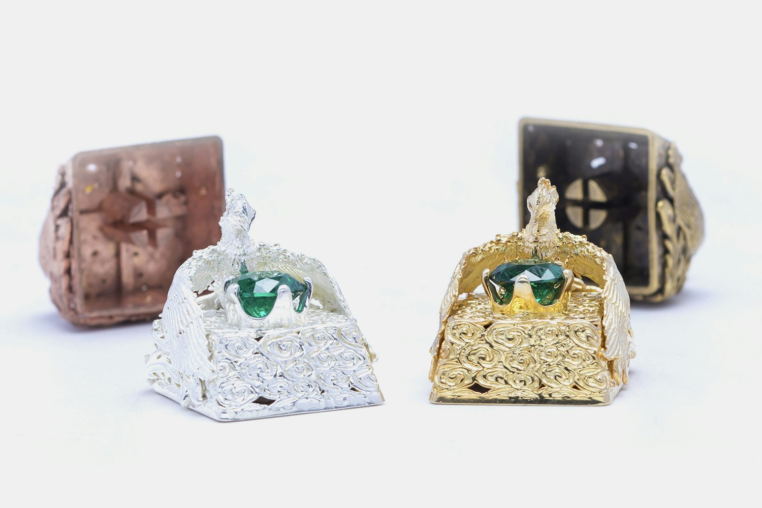 Moon Key Mysterious Phoenix Artisan Keycap | Mechanical Keyboards ...