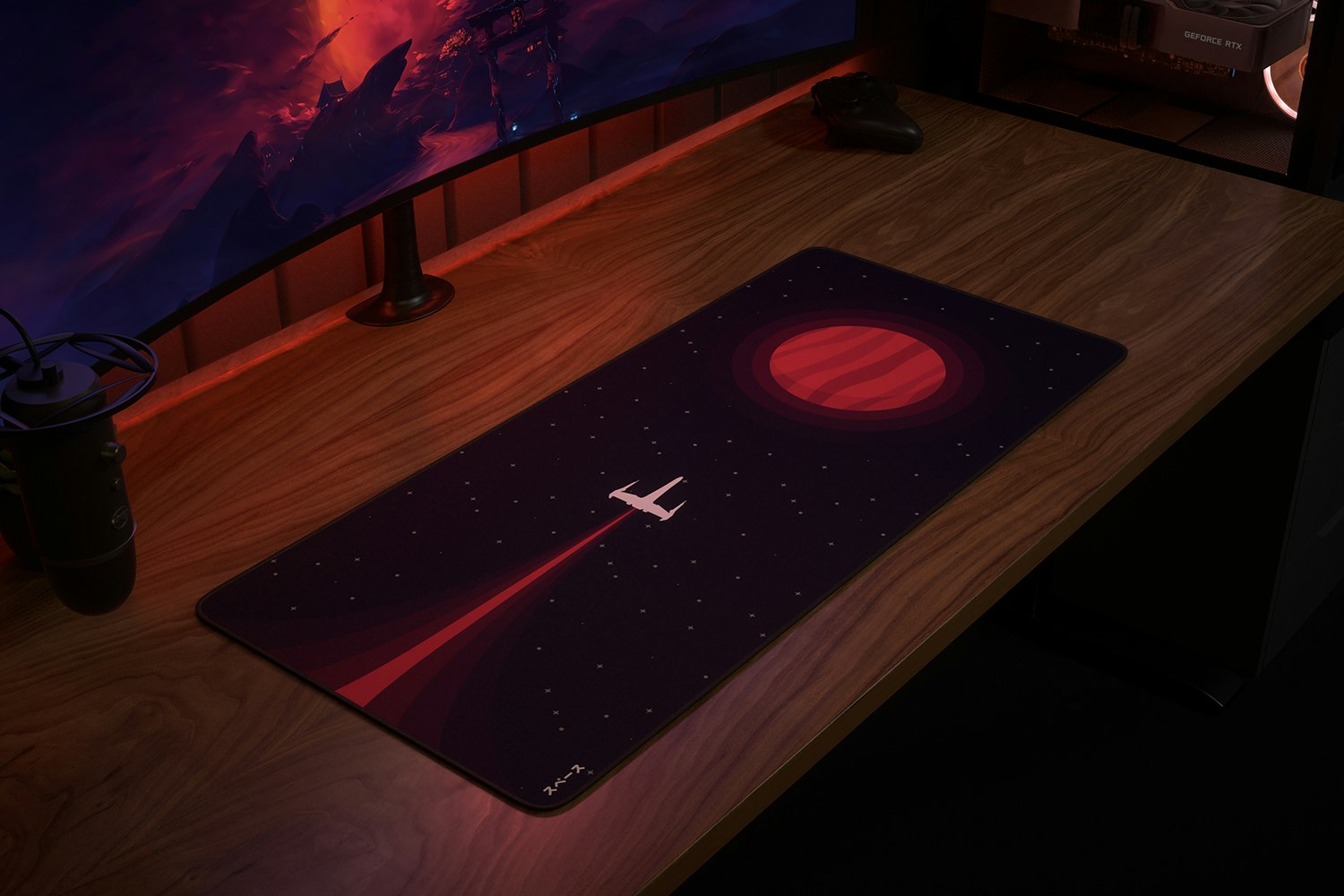 MouseMods Astro Desk Mat | Battlestations | Desk Mats | Themed Desk ...