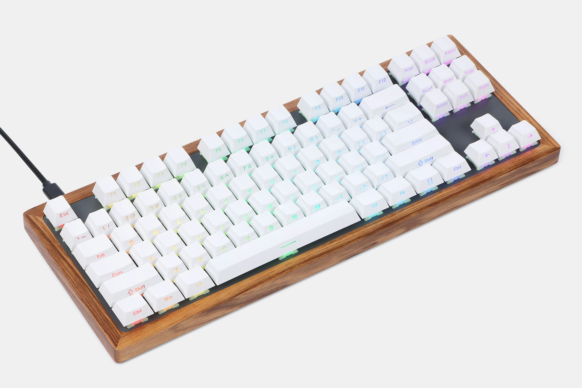 MU By Chan TKL Wooden Mechanical Keyboard | Mechanical Keyboards | TKL ...