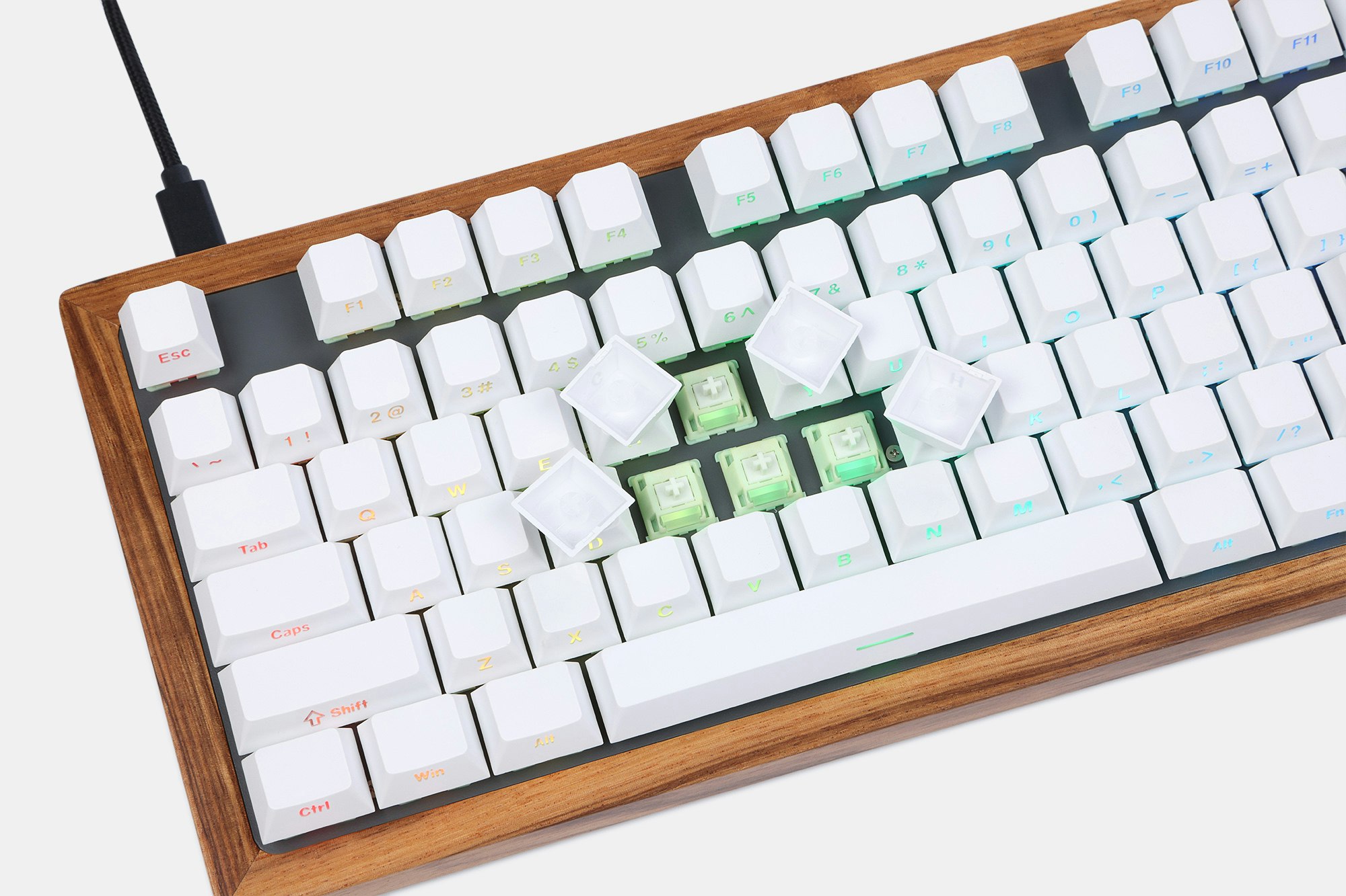 MU By Chan TKL Wooden Mechanical Keyboard | Mechanical Keyboards | TKL ...