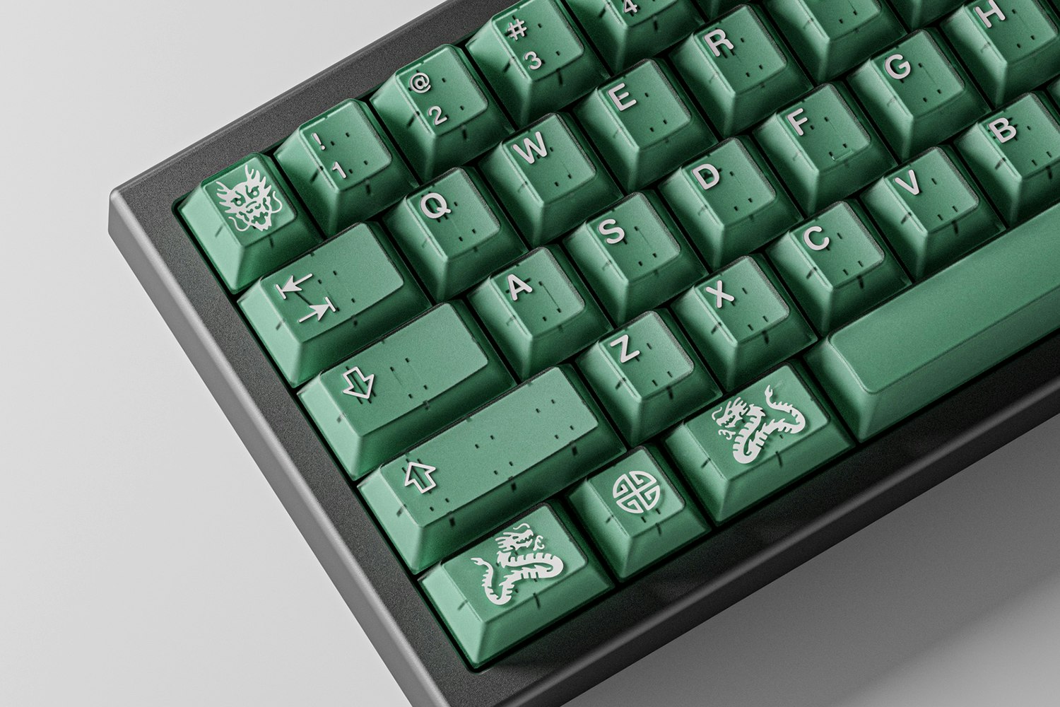 MW Jade Dragon Keycap Set | Mechanical Keyboards | Keycaps | Drop