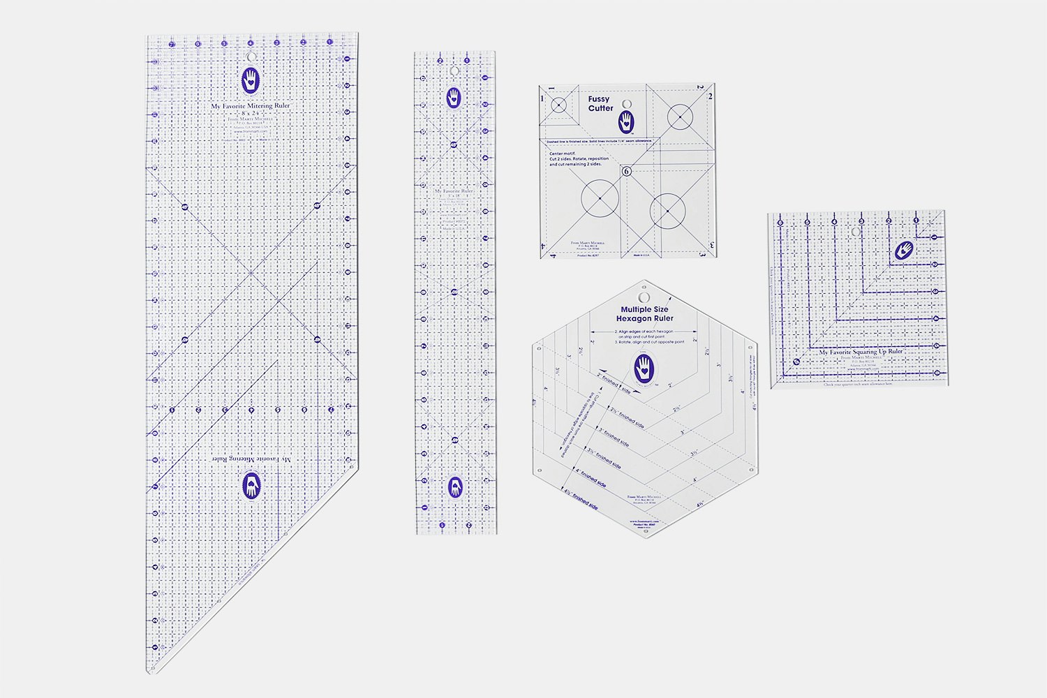 My Favorite Rulers by Marti Michell | Cutting Notions | Drop
