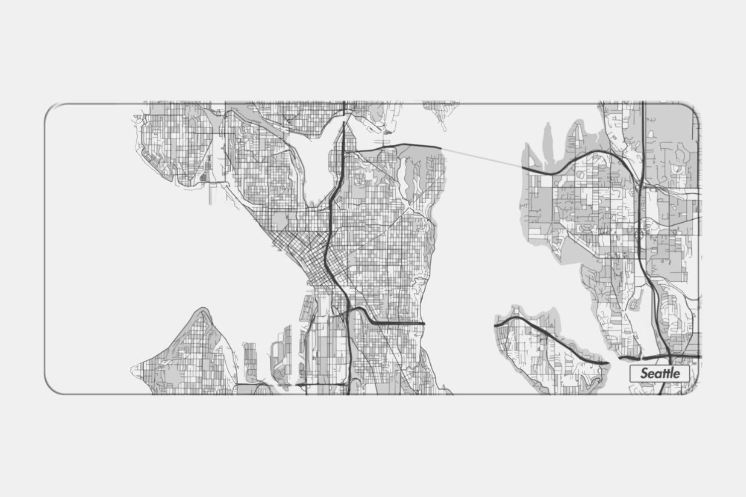 NANAMI DESIGN City Map V2 Stitched-Edge Desk Mats | Battlestations ...