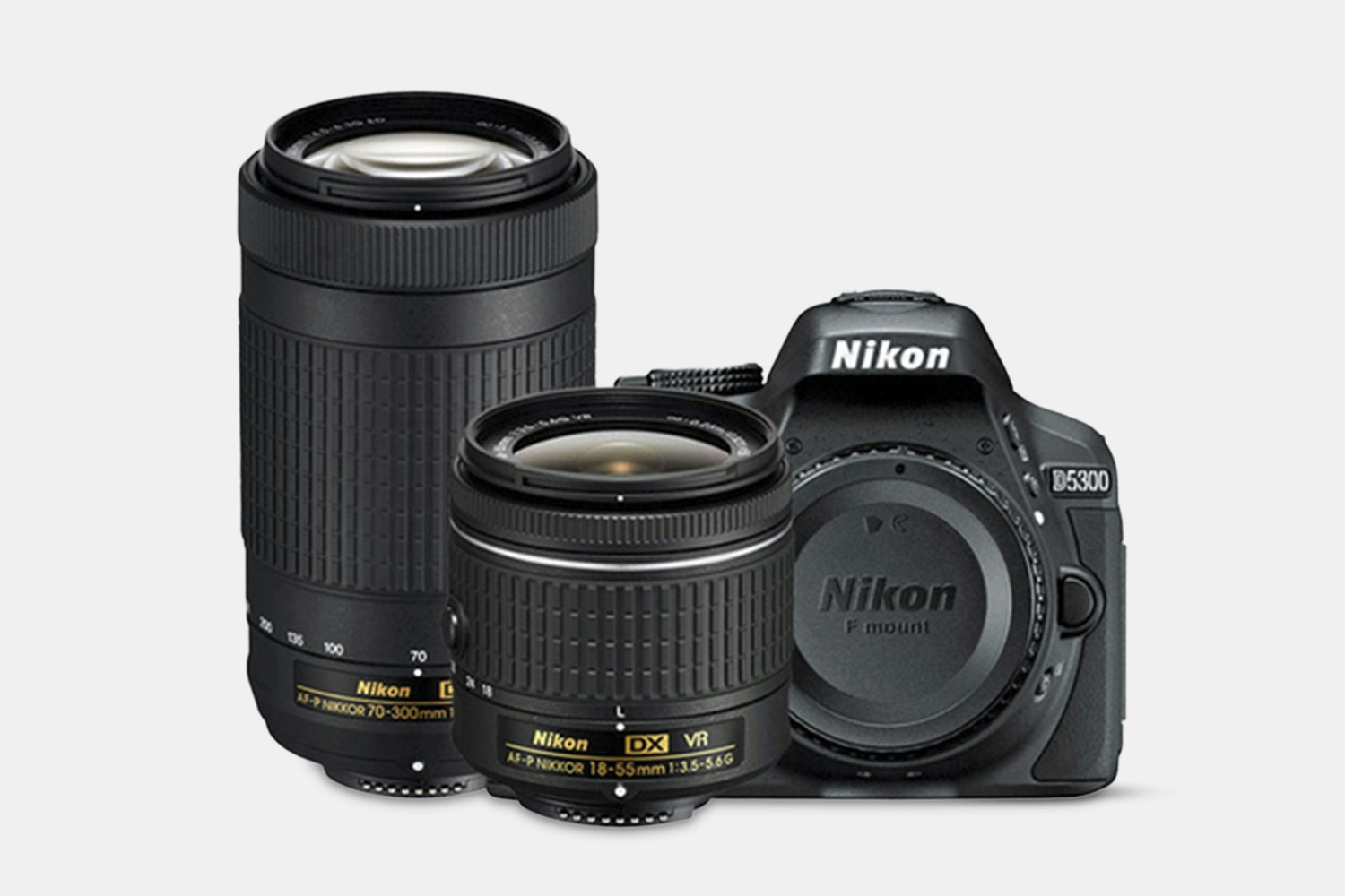 Nikon D5300 DSLR w/ 18–55mm & 70–300mm Lenses | Price & Reviews | Drop