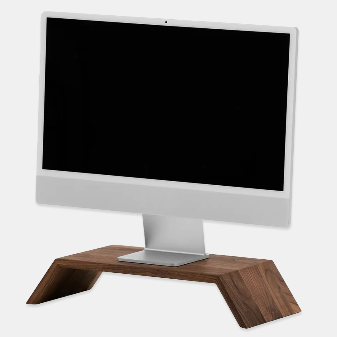 Oakywood Monitor Stand | Battlestations | Desk Accessories | Stands | Drop
